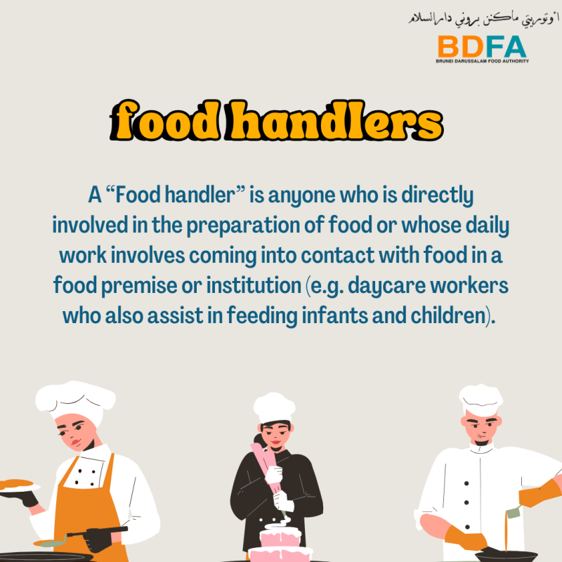 Services Food Handlers Brunei Darussalam Food Authority Services Food Handlers Brunei Darussalam Food Authority